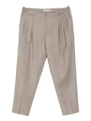 BRIGLIA 1949 Button-detail Casual Trousers - Nude