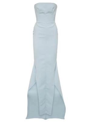Maticevski Notorious Crepe Corset Gown - Gray