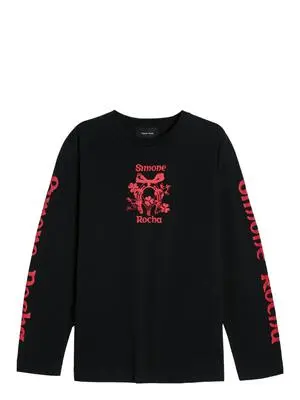 Simone Rocha Crew-neck T-shirt - Black