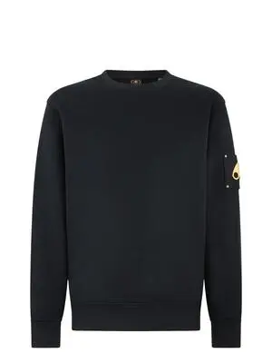 Moose Knuckles Hartsfield Logo Sweatshirt - Black
