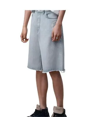 Dior Medaillon Denim Shorts - Blue