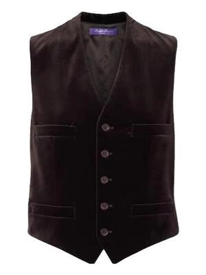 Ralph Lauren Cotton-blend Vest - Black