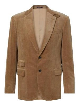 Ralph Lauren Kent Cotton And Cashmere Corduroy Blazer - Brown
