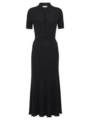 Gabriela Hearst Amor Short-sleeved Dress - Black