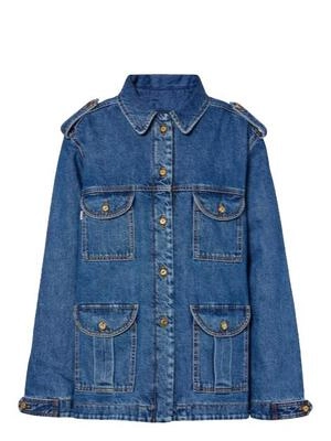 BLAZÉ MILANO Sahariana Denim Jacket - Blue
