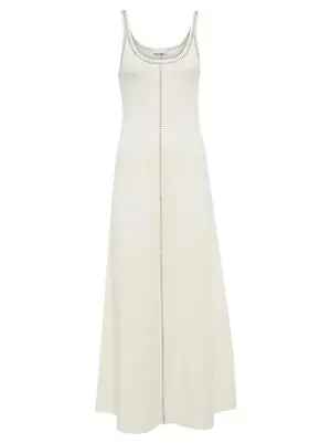 Gabriela Hearst Amaltea Cashmere Maxi Dress - White