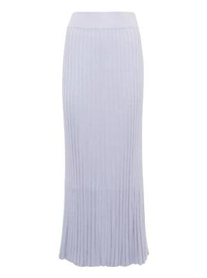 Gabriela Hearst Knitted Midi Skirt - White
