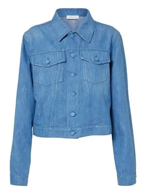 Gabriela Hearst Long-sleeved Denim Jacket - Blue