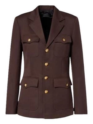 NILI LOTAN Button-down Blazer - Black