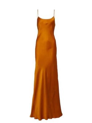 Victoria Beckham Victoria Beckham Strappy Maxi Dress Brown