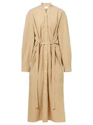 LEMAIRE Belted Shirt Dress - Nude