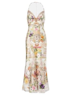Camilla Chain-detail Silk Maxi Dress - No