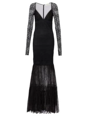 Blumarine Lace Gown - Black