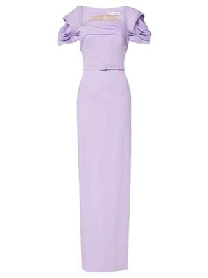 Oscar De La Renta Rosette Gown - Purple