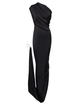 VIVIENNE WESTWOOD Andreas One-shoulder Draped Gown - Black