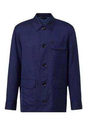 Brioni Wool And Silk Jacket - Black