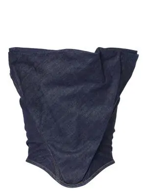 Magda Butrym Re25 Denim Corset Top - Blue