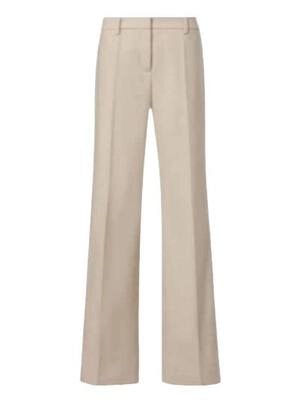 Magda Butrym Wool Flared Trousers - Nude