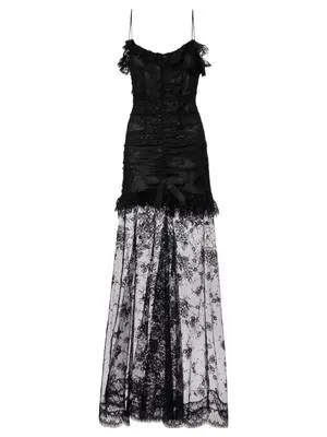 ALESSANDRA RICH Alessandra Rich Lace Gown With Bow Detail