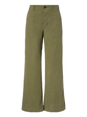 NILI LOTAN Nili Lotan Wide-Leg Casual Pants Green