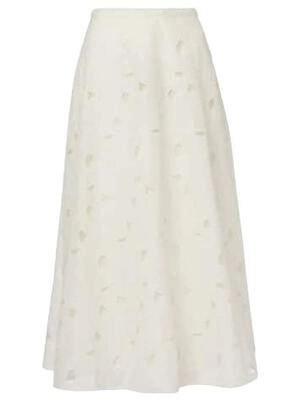 Ulla Johnson A-shaped High-waist Maxi Dress - White