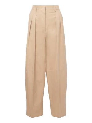 Altuzarra High-rise Cotton Wide-leg Pants - Nude