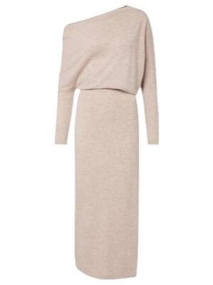 Altuzarra Kasos Draped Cashmere Maxi Dress - Nude