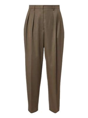 Altuzarra Emmett Virgin Wool Straight Pants - Green