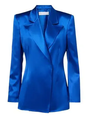 Gabriela Hearst Aleah Silk Blazer - Blue