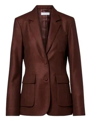 Gabriela Hearst Louisa Wool-blend Blazer - Brown