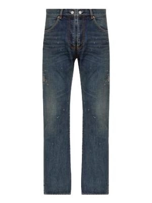 Undercover Painter Straight Jeans - Black