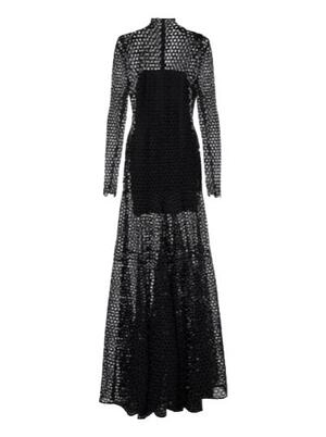 DAVID KOMA David Koma Black Knotted Long Dress