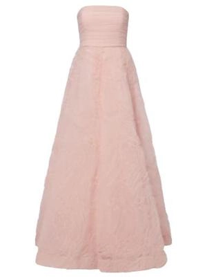 Rebecca Vallance Strapless Tulle Gown - Nude