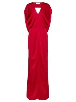 Stella McCartney Stella McCartney Draped Satin Gown Red