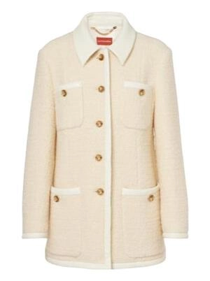 Altuzarra Wool And Cotton Coat - Nude