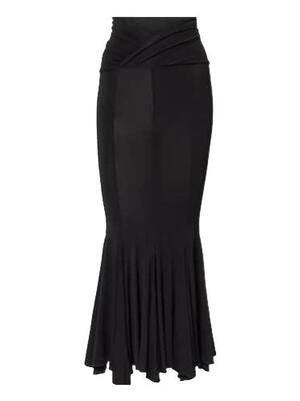 NENSI DOJAKA Flared Maxi Skirt - Black