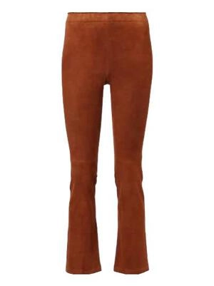 Stouls Suede Leggings - Red