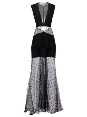 Stella McCartney Chantilly Lace Gown - Black