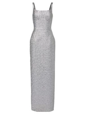 EMILIA WICKSTEAD Sleeveless Maxi Dress - Gray