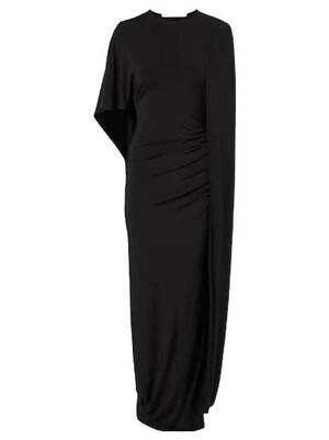Stella McCartney Asymmetrical Sleeve Gown - Black