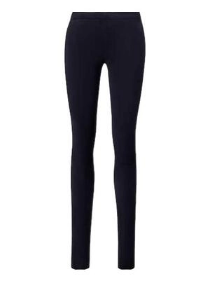 Stouls Mid-rise Suede Leggings - Black