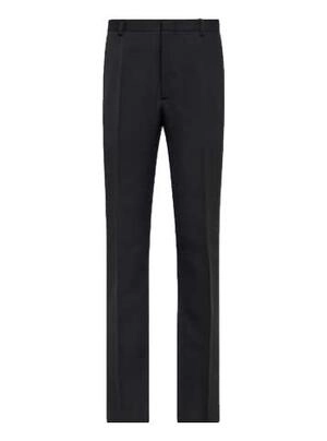 JIL SANDER Slim Wool Tailored Pants - Black