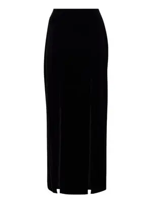 Nina Ricci Zipper Skirt - Black