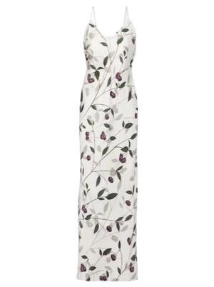 Stella McCartney Printed Silk Maxi Dress - White