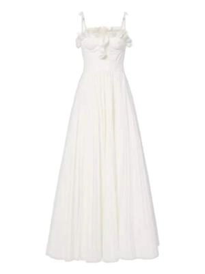GIAMBATTISTA VALLI Giambattista Valli Ruffled Cotton Maxi Dress