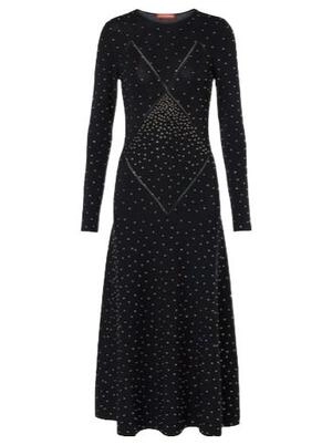 Altuzarra Nelsons Embellished Midi Dress - Black