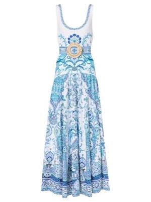 Camilla Isnik Lullaby Maxi Dress - Blue