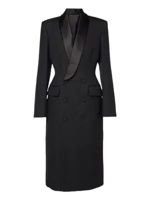 Wardrobe.NYC Double-breasted Dress - Black