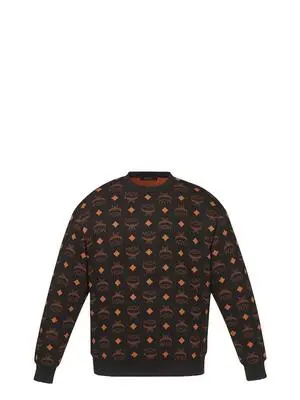 MCM MCM Maxi Monogram Print Organic Cotton Sweatshirt