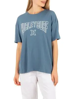 Hurley Collegiate Graphic Relaxed Fit T-shirt - Oceanview